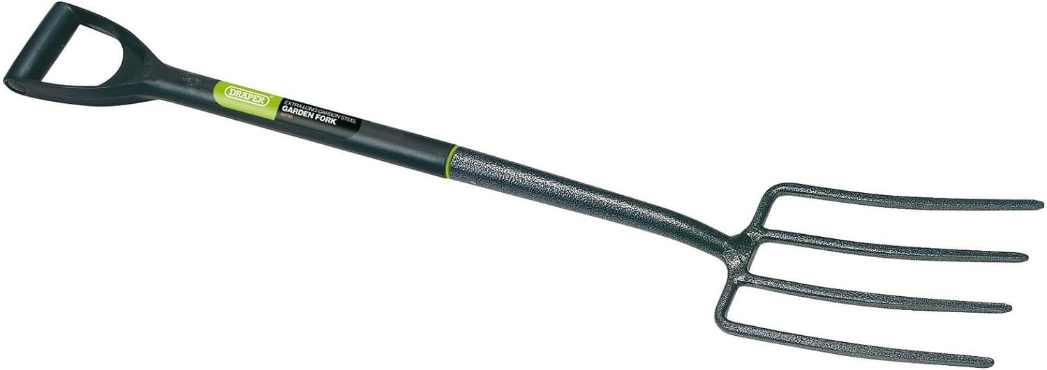 Draper 88793 Extra Long Carbon Steel Garden Fork Review - Gardeners ...